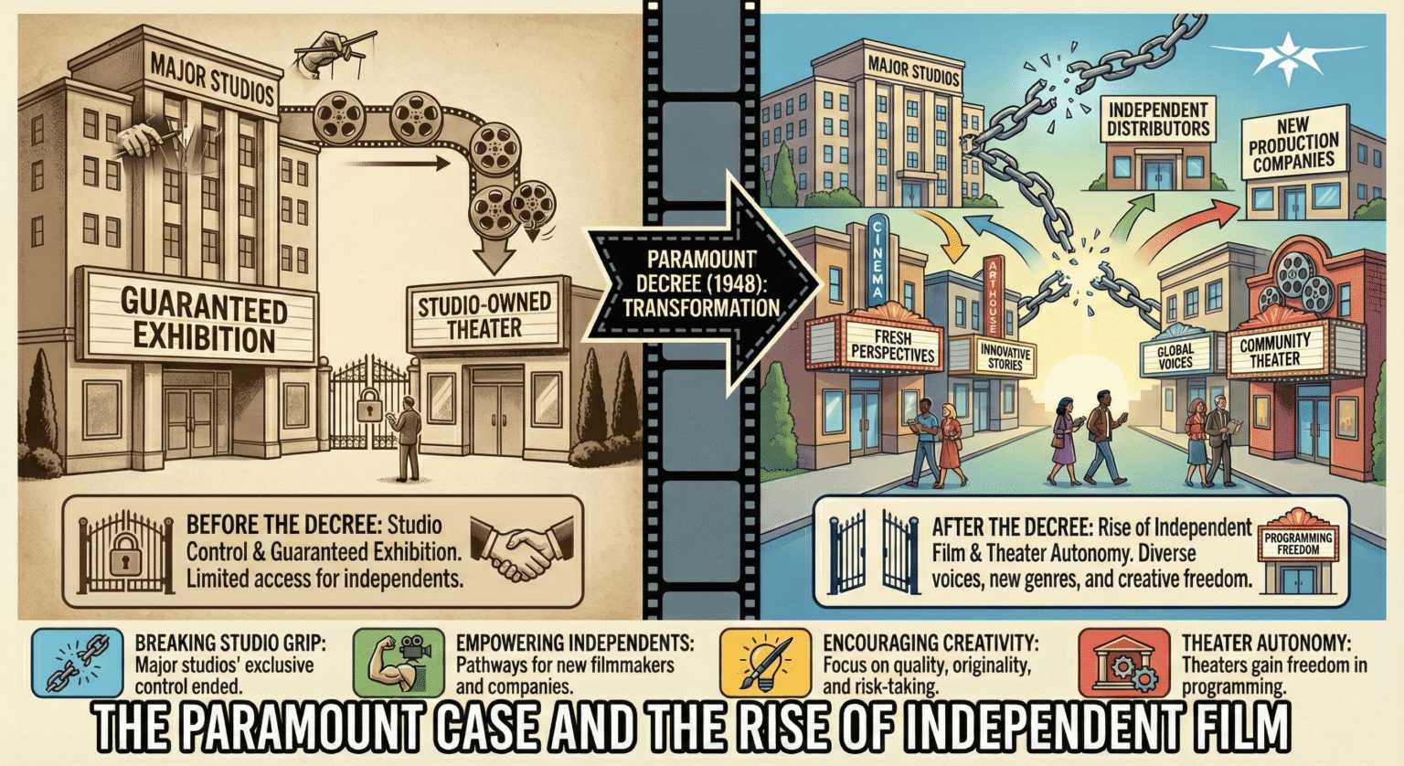What Was the Paramount Decree and Why Was It Important to Hollywood?